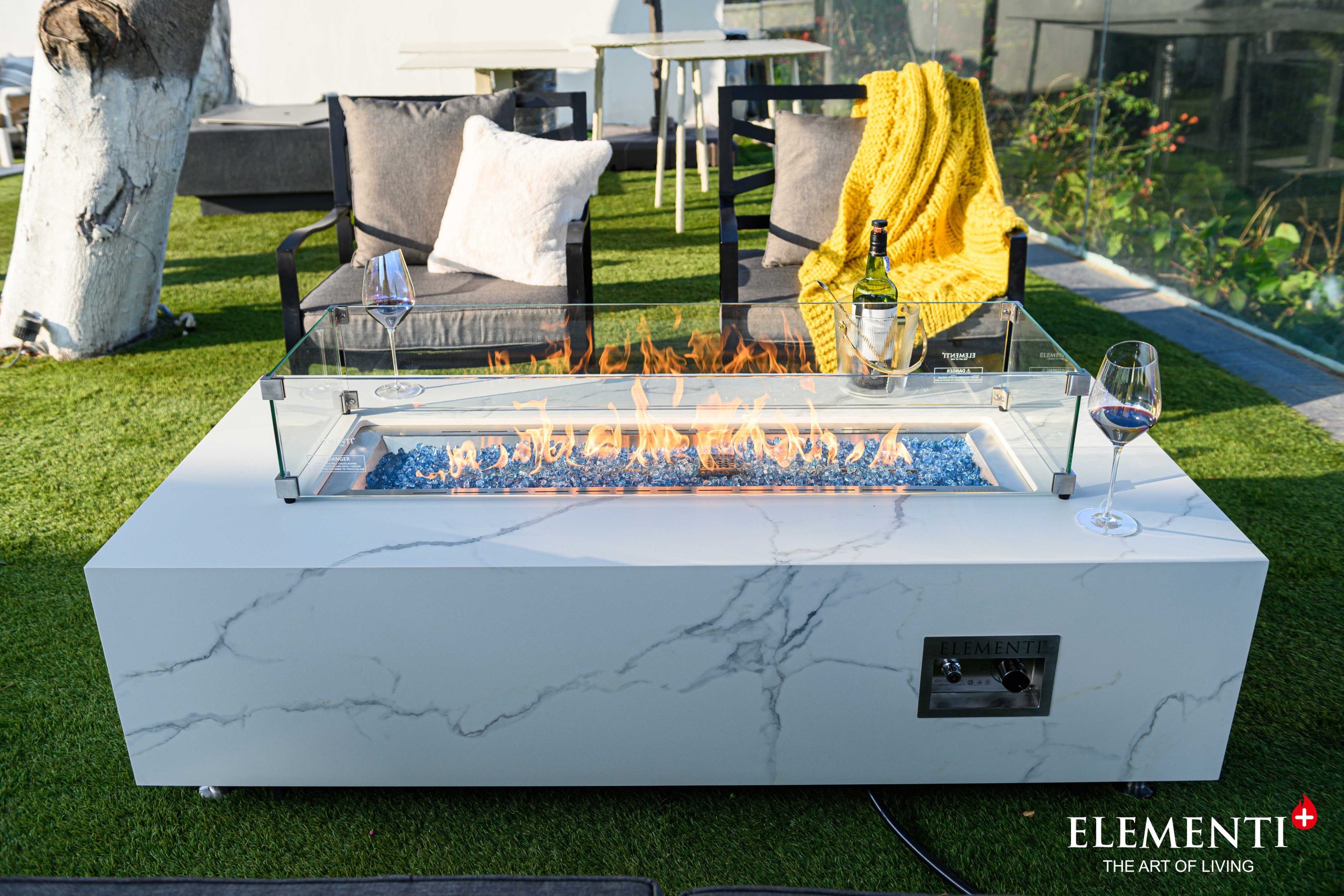 ELEMENTI PLUS BERGEN Fire Table OFG413DG - ELEMENTI
