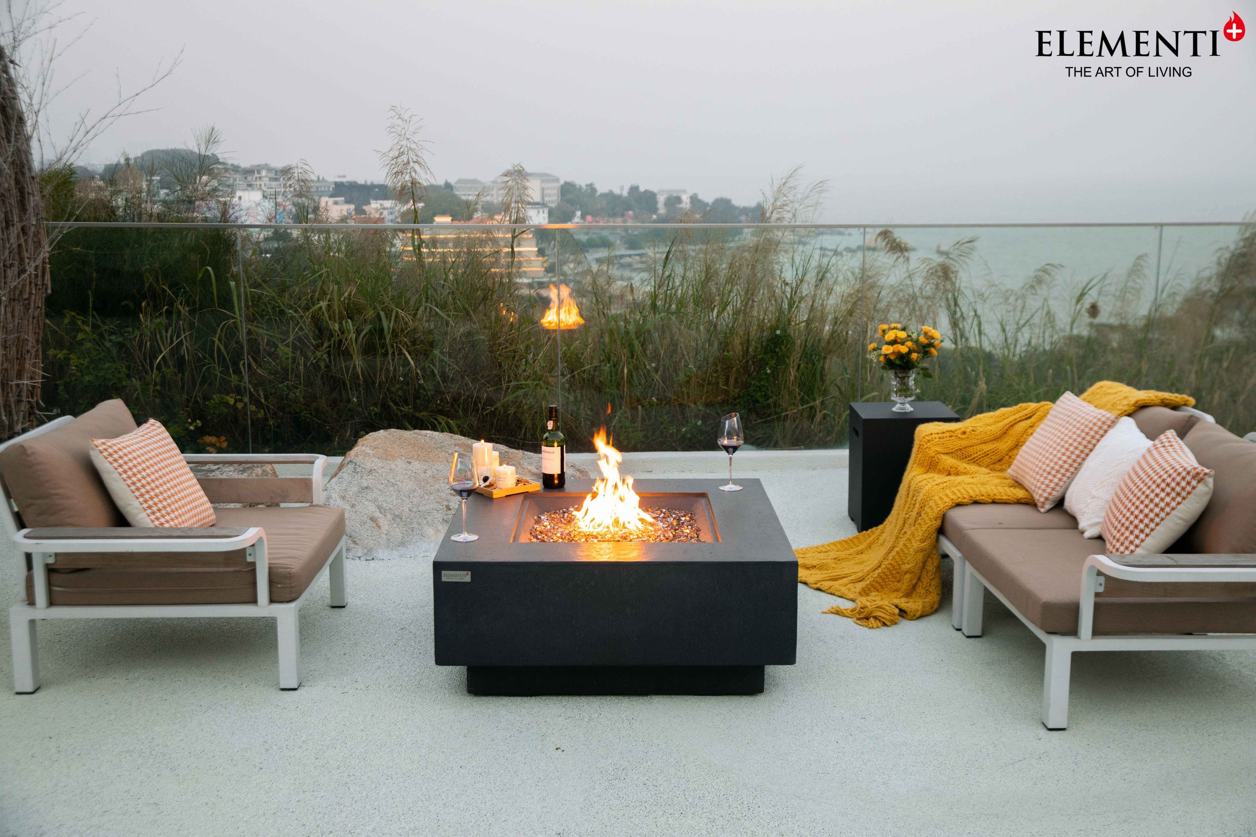 ELEMENTI PLUS BERGEN Fire Table OFG413DG - ELEMENTI FIRE