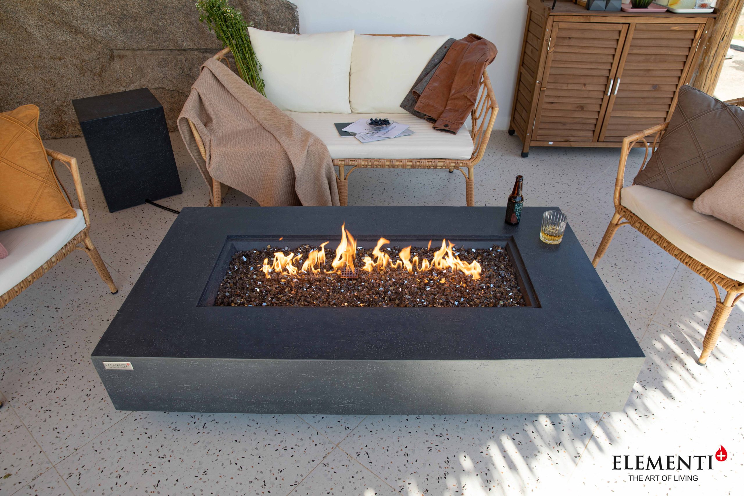 ELEMENTI PLUS POSITANO Fire Table OFG415DG - ELEMENTI FIRE
