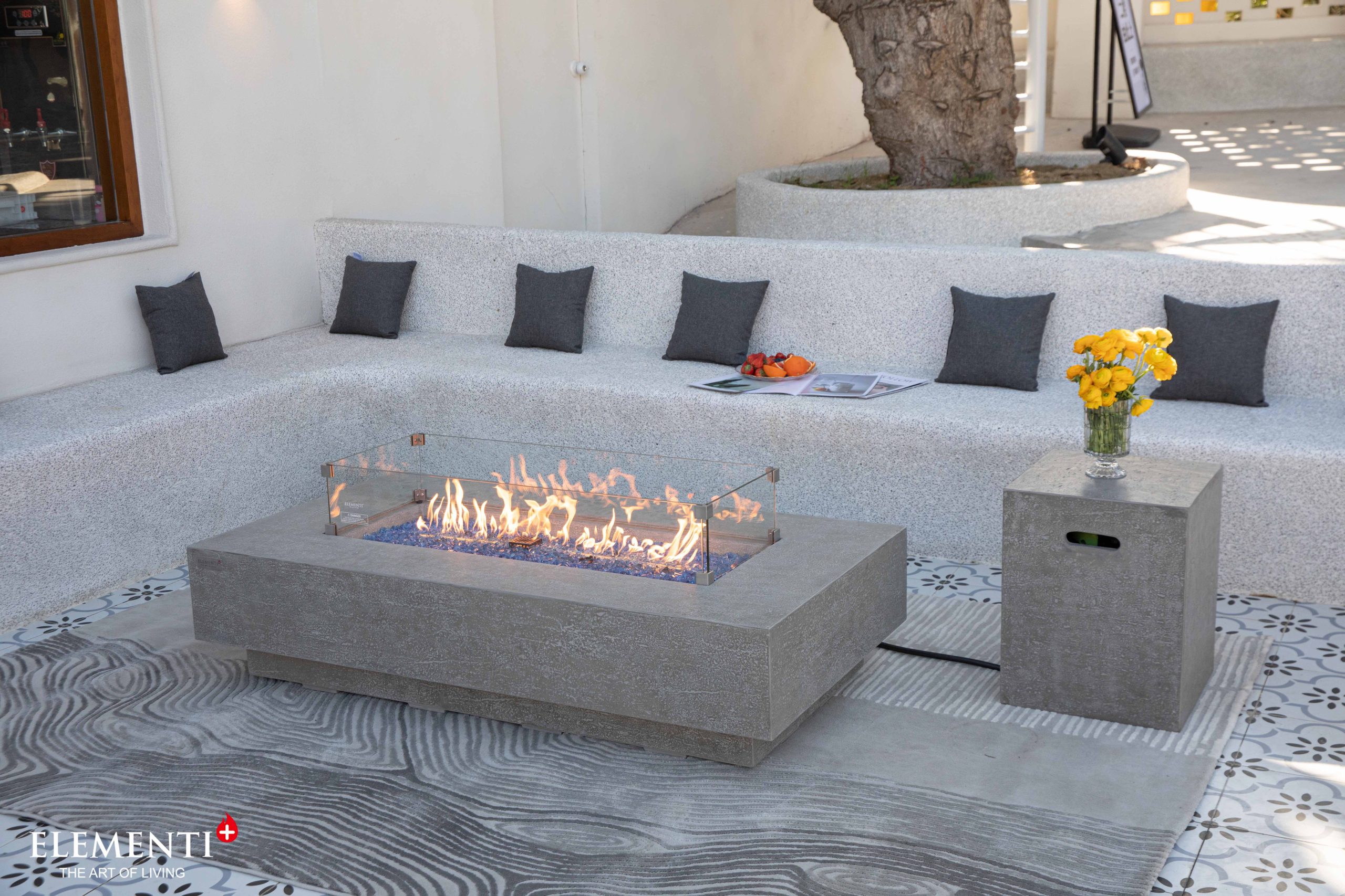 ELEMENTI PLUS RIVIERA Fire Table OFG415LG - ELEMENTI FIRE